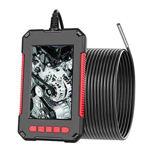 3.9mm inspection camera, ip67 waterproof with 6 leds, snake flexible cable, 4.3inch screen, 2600mah, flashlight, sturdy case, auto zoom(10m/32.8ft cable)