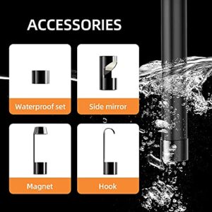 Industrial Endoscope, 4.3in LCD Screen, LED Lights, Sewer Plumbing Pipe Snake Camera, IP67 Waterproof, 1700Mah Battery, Max 64GB TF Card(10M/32.8FT Cable)