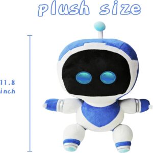 ZZYACR 2024 New Astro Bot Plush, 12" Astro Bot Plushies Toy for Game Fans Gift, Birthday Christmas Stuffers Choice for Boys Girls, Cartoon Plush Doll Anime Plush Throw Pillow (1pcs)