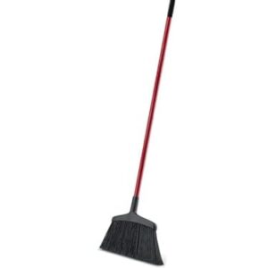 Commercial Wide Commercial Angle Broom, 55" Length, 15" Width, Black/Red (6)