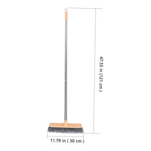 ORFOFE 1pc Cleaning Floor Brush Home Cleaning Sweeper Mop Cleaning Accessory Carpet Cleaners for Home Use Bathroom Broom Brush Multipurpose Cleaner Tub Cleaner Stainless Steel