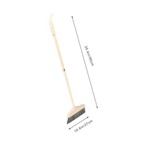 Healeved Wooden Long Handle Broom Sofa Sweeping Broom Liquids Broom Rv Broom House Broom Heavy Duty Broom Floor Sweeping Broom Lawn Concrete Broom Telescoping Broom Dust Brooms Bristle Hair