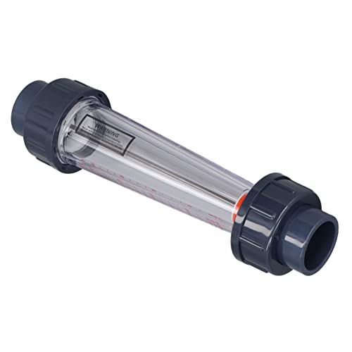 Plastic Tube Liquid Meter, High Accuracy Water Meter Gauge, 160 1600LPH Large Range, ABS Shell for Durability, and Alkali