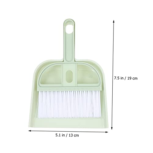 Gogogmee 6 Sets Pet Broom Tiny Keyboard Tiny Dustpan and Brush Desktop Cleaning Broom Household Brooms Desktop Cleaning Tools Mini Broom and Dustpan Cage Cleaner Household Cleaning Brush Pp