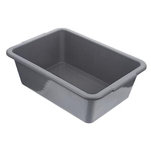 whamvox bus tub bin commercial tote tubs washing basin tub utility tote busser commercial tote tub for home rectangular foot soak tub bucket dish washing tub collapsable pan plastic grey