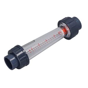 Plastic Tube Liquid Meter, High Accuracy Water Meter Gauge, 160 1600LPH Large Range, ABS Shell for Durability, and Alkali