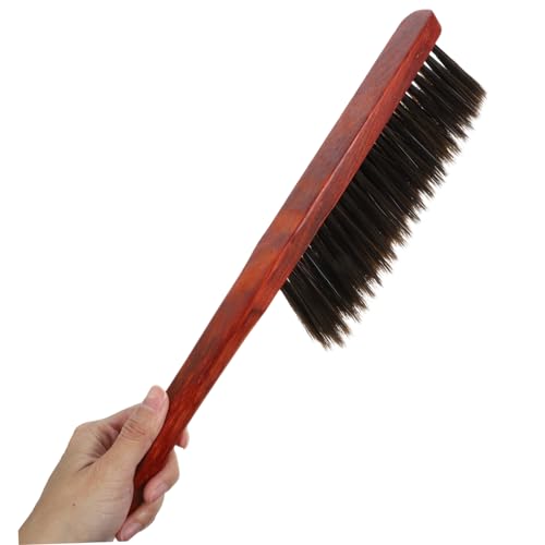 OSOLADY Upholstery Brush The Pet Wood Handheld Broom Brown Clothes Brush Whisk Brooms Small Hand