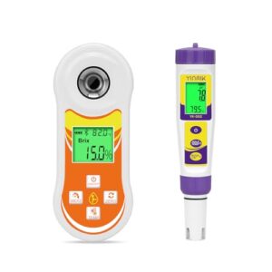 yinmik brix refractometer & ph tds hydrogen meter