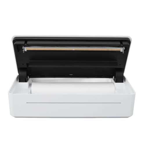 Fockety Inkless Portable Printer, A4 Thermal Inkless Printer Portable Thermal Printer Borderless Photo Printing Inkless Mobile Printer for Travel Home Office Car