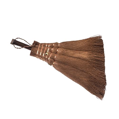 SOESFOUFU Household Cleaner Small Natural Whisk Broom Mini Whisk Sweeping Whisk Hand Broom Small Whisk Broom Household Brooms Mini Broom Mini Straw Broom Desktop Cleaning Tools Wooden