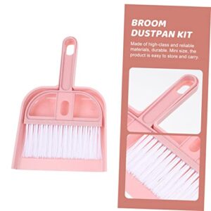 Gogogmee 6 Sets Pet Broom Tiny Keyboard Tiny Dustpan and Brush Desktop Cleaning Broom Household Brooms Desktop Cleaning Tools Mini Broom and Dustpan Cage Cleaner Household Cleaning Brush Pp