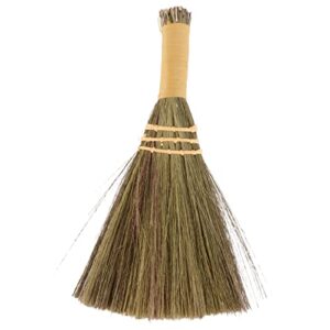 healeved 1pc miscanthus small broom table hand broom easter rabbit ear car sofa sweeping broom sweeping broom sofa floor cleaning broom mini dreses cleaning supplies copper wire khaki