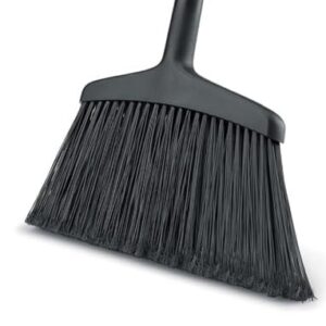 Commercial Wide Commercial Angle Broom, 55" Length, 15" Width, Black/Red (6)