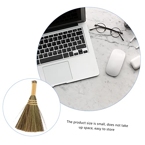 Healeved 1pc Miscanthus Small Broom Table Hand Broom Easter Rabbit Ear Car Sofa Sweeping Broom Sweeping Broom Sofa Floor Cleaning Broom Mini Dreses Cleaning Supplies Copper Wire Khaki