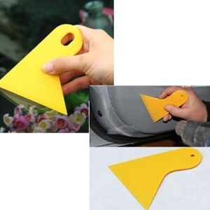 HONMEET Scraper for DIY Tool Small Scraper DIY Scraper Glue Scraper Yellow