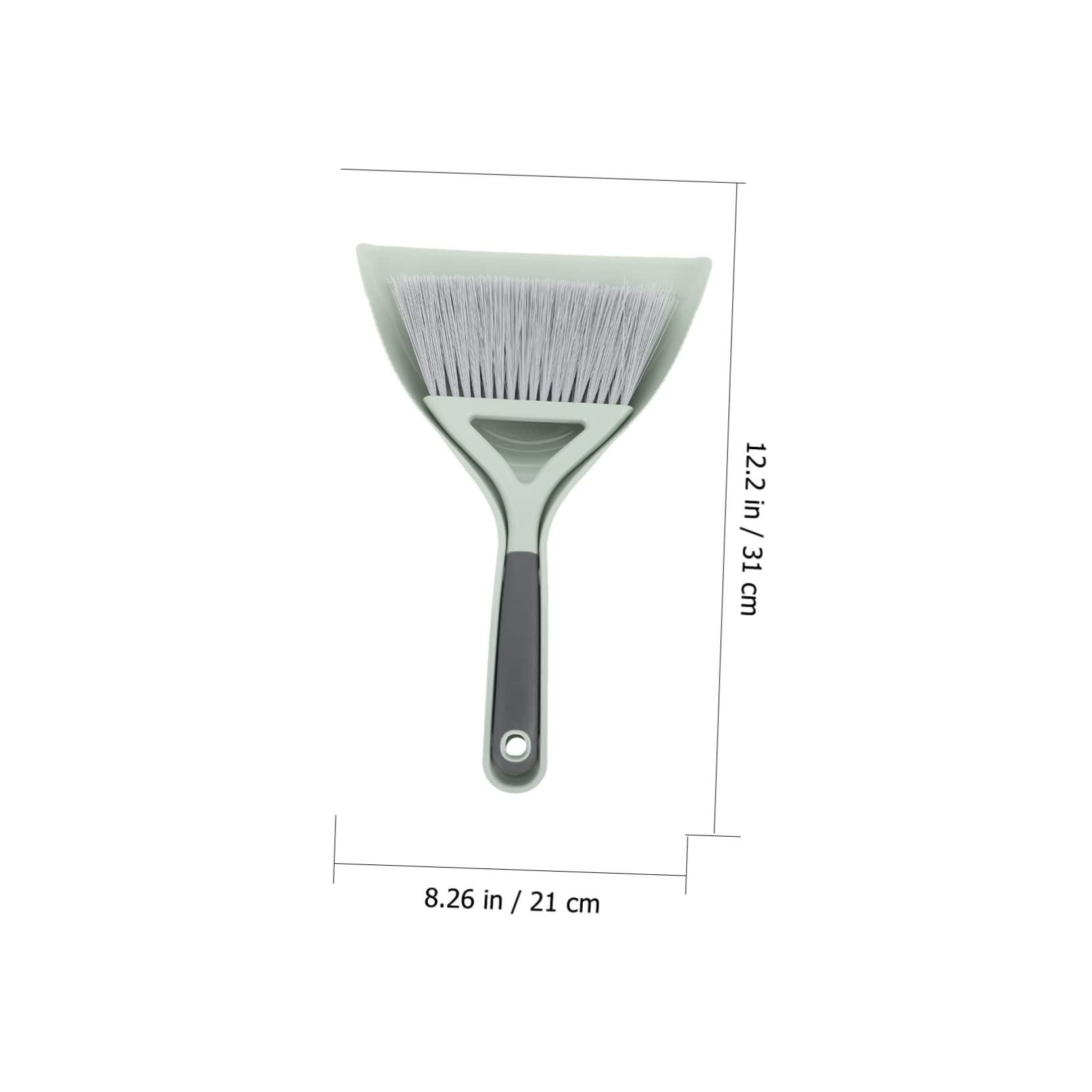 1 Set Broom Dustpan Keyboard Cleaning Brush Table Cleaning Tool Small Dust Pans Desktop Cleaning Broom Kitchen Desktop Dustpan Home Cleaning Accessory Cleaning Kit Plastic Green SOESFOUFU