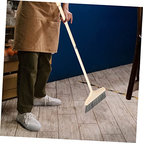 Healeved Wooden Long Handle Broom Sofa Sweeping Broom Liquids Broom Rv Broom House Broom Heavy Duty Broom Floor Sweeping Broom Lawn Concrete Broom Telescoping Broom Dust Brooms Bristle Hair