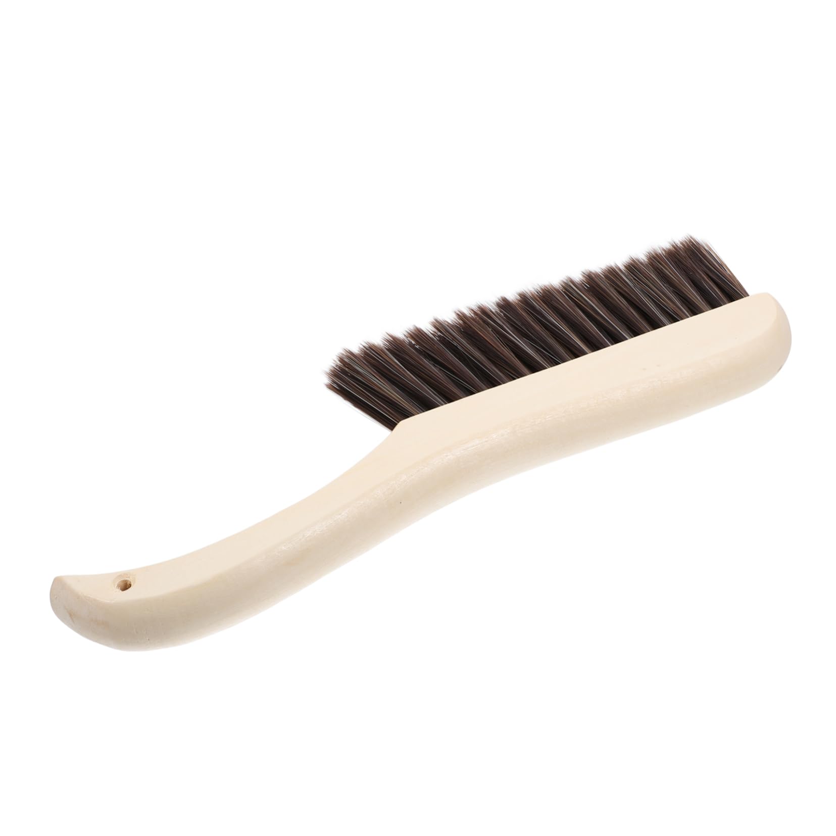 KOMBIUDA Dust Brush Counter Brush Dust Remover Brush Bed Sweeping Brush Counter Duster Hand Brush Handheld Car Brooms Clothes Brooms Dust Cleaner Garment Brush Couch Brush Bench Beige Wood