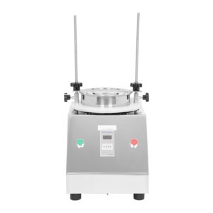 Sieve Shaker 8 Layers Lab Sifter Standard Sample Vibrating Sieve Machine 110V 125W Electric Vibrating Screen Sieve Shaker Machine for Particle Liquid Powder Lab 50dB Low Noise (White)