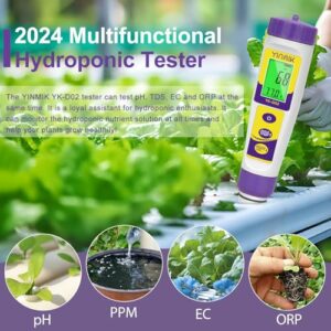 YINMIK Brix Refractometer & pH TDS Hydrogen Meter