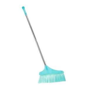 ohphcall cleaning broom for floor outdoor broom angle broom floor cleaning tool hair cleaning broom floor cleaning broom home broom office broom household broom stainless steel sky-blue