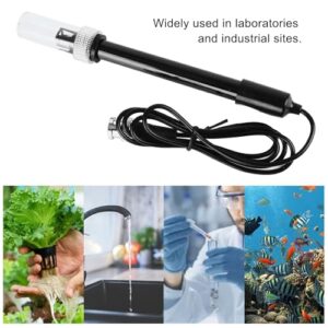 Ph Electrode Probe, ABS High Accuracy Ph Meter Non Rechargeable Ph Sensor for Aquarium Hydroponics Plant Pool Spa PH Monitor Controller Tester Meter