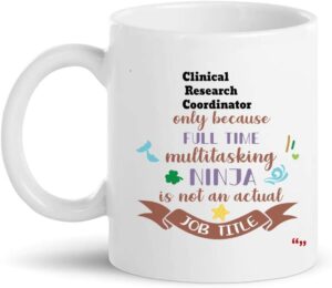 clinical research coordinator mug 11oz coffee cup - clinical research coordinator gift personalised gifts for men women t-shirt cups mugs 56167