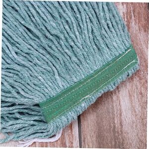 HAPINARY 1pc Mop Cloth Replacement Mop Accessories Mop Head Mop Handle Commercial Floor Cleaner Mop Sponge Headband Reusable Mop Head Commercial Mop Heads Wet Mop Spray Mop Green