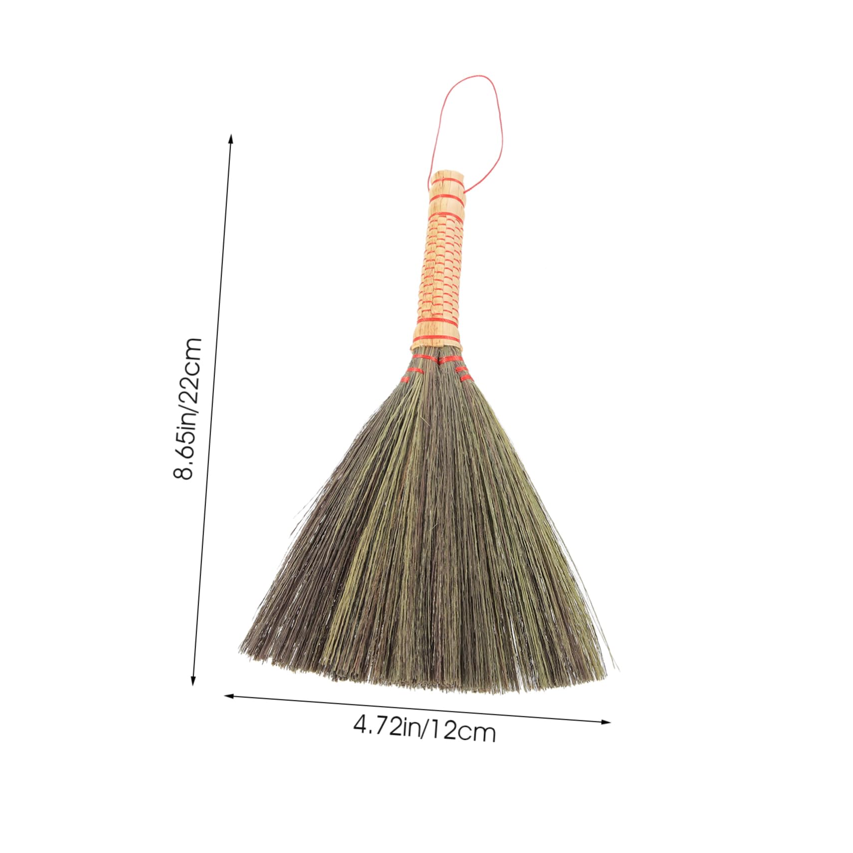 Healeved Computer Duster Sorghum Grass Desk Cleaning Broom Small Cleaning Broom Natural Whisk Broom