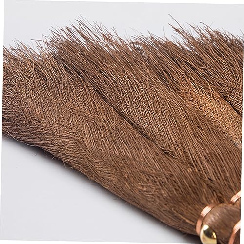 SOESFOUFU Household Cleaner Small Natural Whisk Broom Mini Whisk Sweeping Whisk Hand Broom Small Whisk Broom Household Brooms Mini Broom Mini Straw Broom Desktop Cleaning Tools Wooden