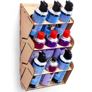 paint rack organizers | wall mounted spray paint rack paint bottle organizer,9-can paint can holder spray paint holder for aerosol cans tools car care products