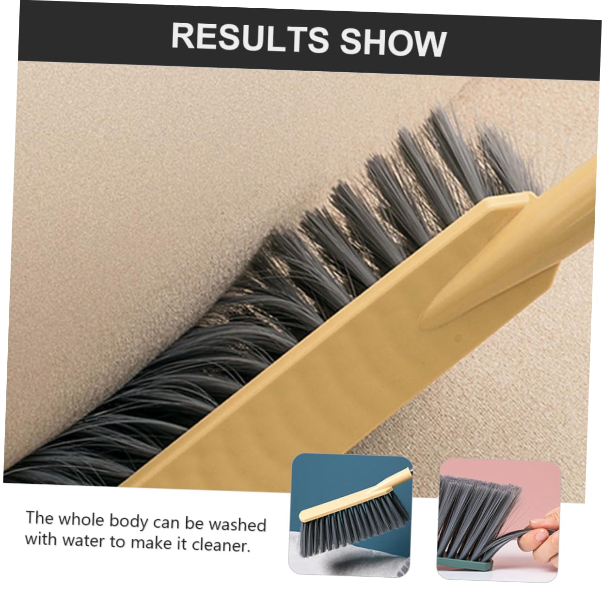 3pcs Sweeping Brush Handheld Bed Broom Cleaning Dust Removing Brush Furniture Dusting Bristles Handheld Broom Carpet Brush Handheld Bed Brush Dusting Clean Brush Stainless Steel COOLHIYA