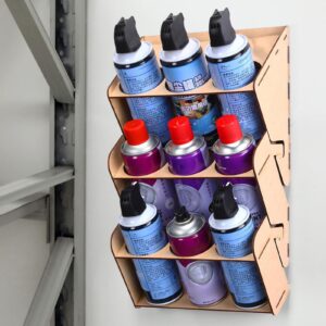 Paint Rack OrganizerS | Wall Mounted Spray Paint Rack Paint Bottle Organizer,9-Can Paint Can Holder Spray Paint Holder for Aerosol Cans Tools Car Care Products