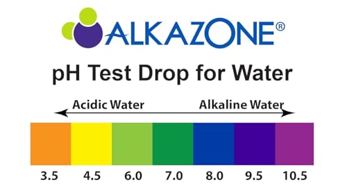 Alkazone Alkaline Water Drops, 1.25 fl oz, Makes 20 Gallons of Alkaline Water and PH Test Striips