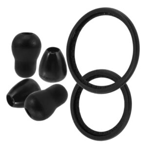 osolady 2 sets accessories bell cover diaphragm replacement medical parts ear tips for diaphragm for black