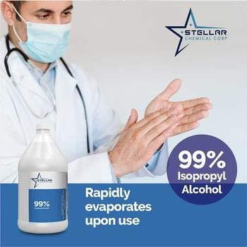 Stellar Chemical Isopropyl Alcohol (IPA) 99% Purity | | Made in USA | 1 Gallon