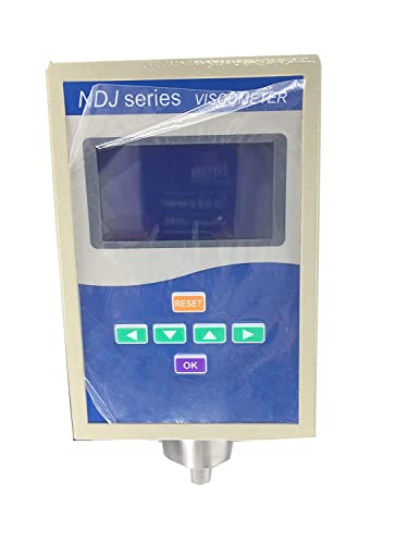 VTSYIQI Digital Rotary Viscosity Meter Rotary Viscometer Viscosity Fluidimeter Tester Meter with 1~2000000mPa.s Accuracy ±1% 4 Rotor Fluidimeter Tester Meter for Coatings Adhesives Greases