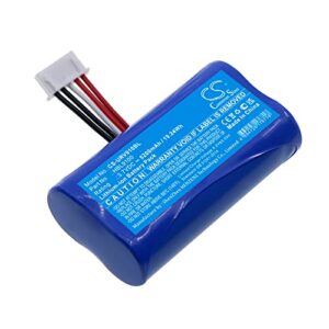 cs replacement battery for urovo i9100 hbl9100 5200mah / 19.24wh barcode scanner