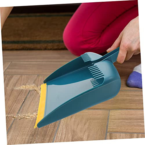 ORFOFE 1 Set Kitchen Broom Fireplace Broom Mini Broom Short Handle Broom Soft Bristle Broom Shovel Brush Combination Mini Dustpan Cleaning Broom Small Dustpan Tiny Brush Dustpan Pp Green