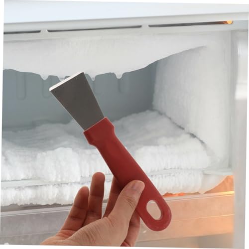 KOMBIUDA 2pcs Kitchen Cleaning Tools Wallpaper Scraper Scrapers for Ovens Stoves Snow Frost Remover Tool Griddle Scraper Tool Kitchen Cleaning Scraper Paint Scraper Red 420 Stainless Steel