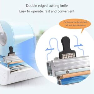 Dental Packaging Sealer, Portable Dental Sealing Machine, 6-level Temperature Adjustment, 250mm Max Sealing Width, For Hospital, Clinic, Lab