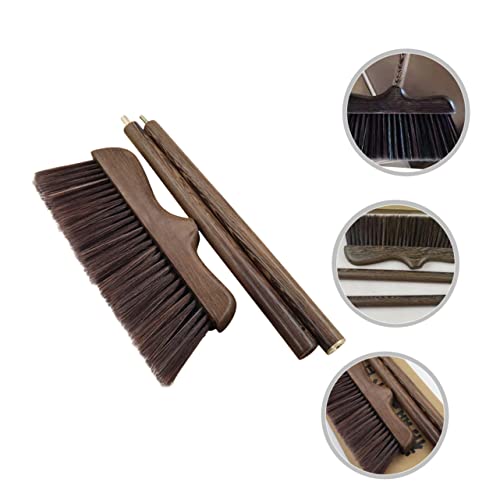 Gogogmee Home Use Broom Clean Brush Dustpan Household Home Cleaning Equipment Kitchen Cleaning Broom Sweeping Trash Thick Broom Floor Brooms Handle Cleaning Broom Sweeper Sweep Broom Wooden