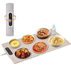 temp master adjustable warming tray, temp master warming tray, temp master warming mat, electric warming pads for food(23.6 * 14.9in