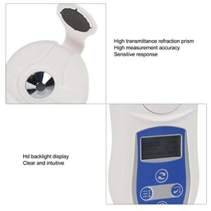 Brix Meter Refractometer 0‑53% for Measuring Sugar Content in Fruit Honey Maple Syrup Sugary Drink 0.1% Accuracy