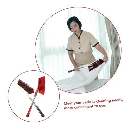 Hohopeti 2pcs Soft Brush Cleaning Hand Whisk Broom Furniture Clothes Broom Dusting Brush Hair Broom Brush Bench Fireplace Duster Car Hand Broom Counter Duster Hand Brush Bed Couch Broom Abs