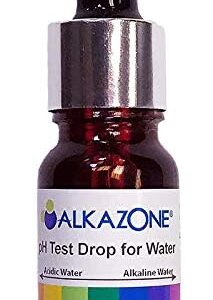 Alkazone Alkaline Water Drops, 1.25 fl oz, Makes 20 Gallons of Alkaline Water and PH Test Striips