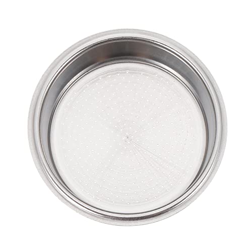 PRETYZOOM Coffee Filter Espresso Making Filter Espresso Basket for Coffee Espresso Filter Basket Kitchen Drain Basket Coffee Espresso Coffee Maker Espresso Tea Filters Stainless Steel Silver