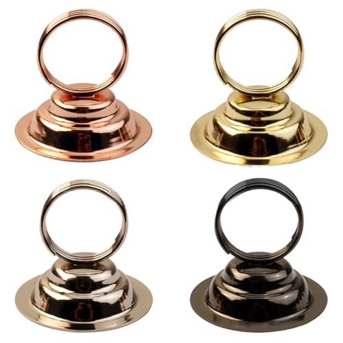 Elegant Metal Table Number Holders Unqiue Stand Rack Practical Wire Picture Holders For Tabletop Use In Event