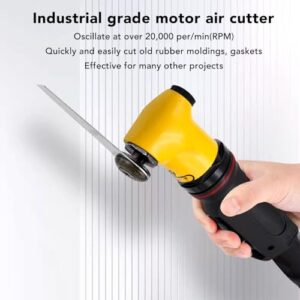 Air Pneumatic Glass Scraper, Oscillating at 20000rpm, Alloy Steel, High Efficiency for Work Air Cutter for Window Glass Scraping, Suitable for Grinding, Engraving, Cutting