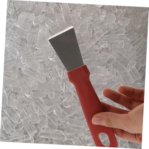 KOMBIUDA 2pcs Kitchen Cleaning Tools Wallpaper Scraper Scrapers for Ovens Stoves Snow Frost Remover Tool Griddle Scraper Tool Kitchen Cleaning Scraper Paint Scraper Red 420 Stainless Steel